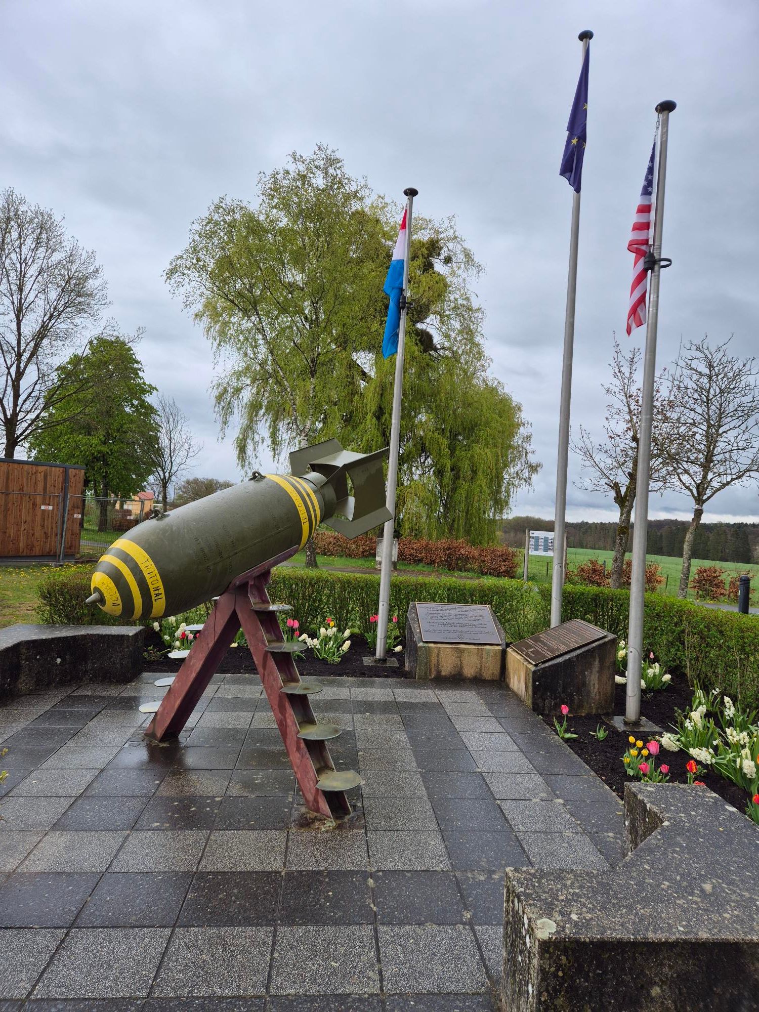 Bomb of World War II in Consdorf - Mullerthal